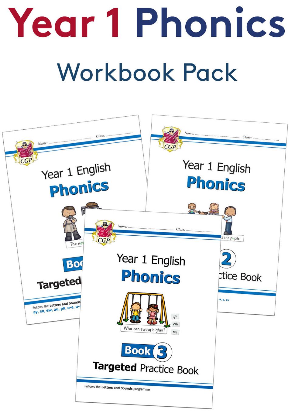 Buy Year 1 Phonics Workbook Pack | Ages 5-6 | Exam Ninja